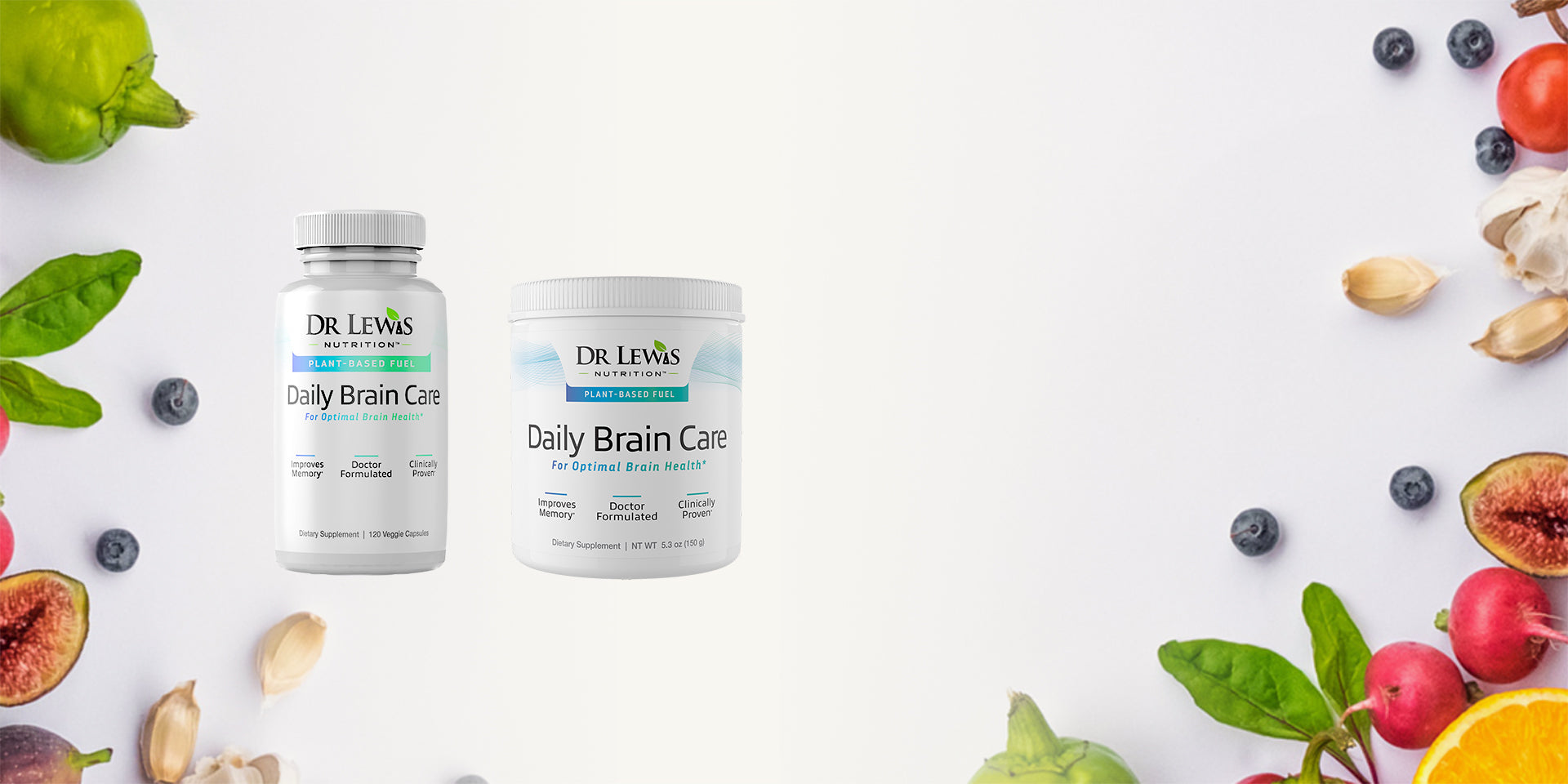 Dr Lewis Nutrition™ | Brain health supplement. Plant based.